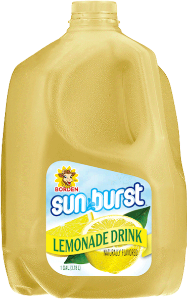 Sunburst Lemonade Drink - Borden Dairy | Borden Dairy