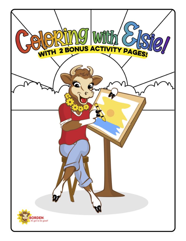 Coloring With Elsie - Borden Dairy